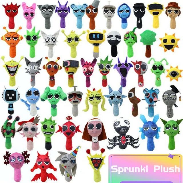 9.8'' SPRUNKI PLUSH Oren Raddy Fun Bot Simon Figure Stuffed Toys Xmas ...