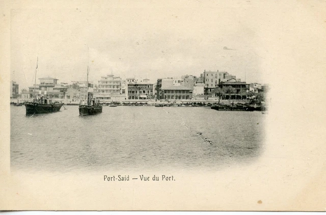 CARTE POSTALE EGYPT / Egypte / Port Said Vue Du Port EUR 6,00 - PicClick FR