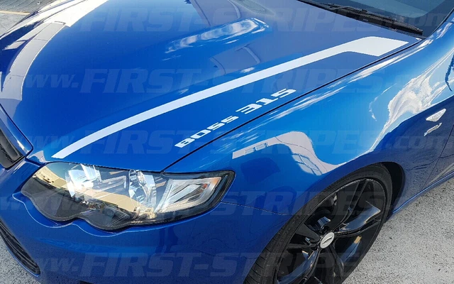 FORD & FG GS Mk2 " FALCON XR8 XR6 " Bonnet Stripes & Decals " BOSS 315 ...