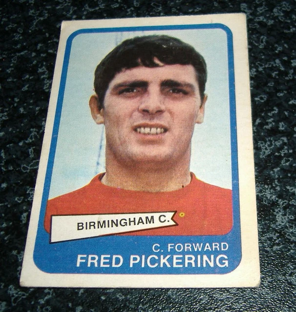 A&BC GUM FOOTBALLERS 1968 (Yellow Back) No78 - Fred Pickering ...