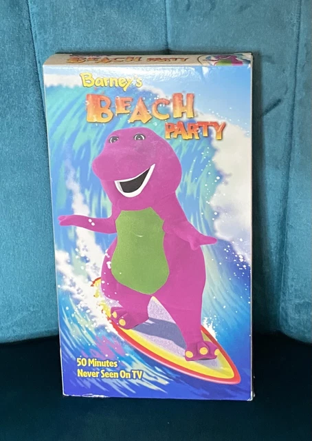 BARNEY'S BEACH PARTY - VHS Video Tape - Kids Purple Dinosaur Songs EUR ...