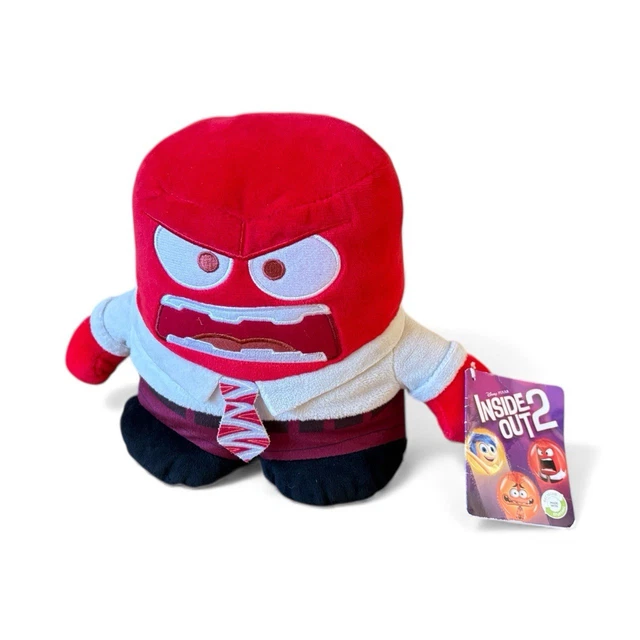 DISNEY PIXAR MOVIE Inside Out 2 Anger Red Cartoon Soft Toy Plush - BNWT ...