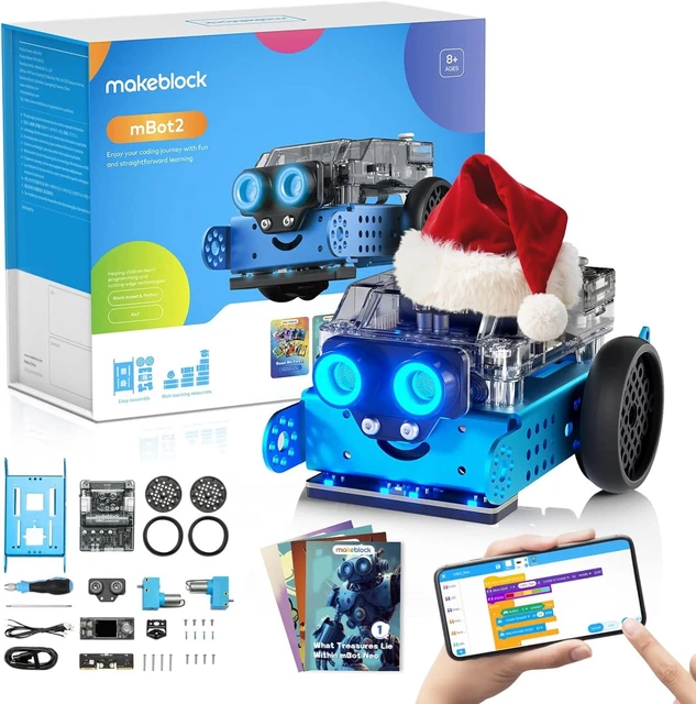 MAKEBLOCK MBOT2 CODING Robot for Kids, AI Learning Support Scratch ...