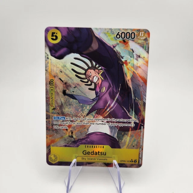 ONE PIECE GEDATSU OP05-102 Alt Art SR inglese risveglio della nuova era ...