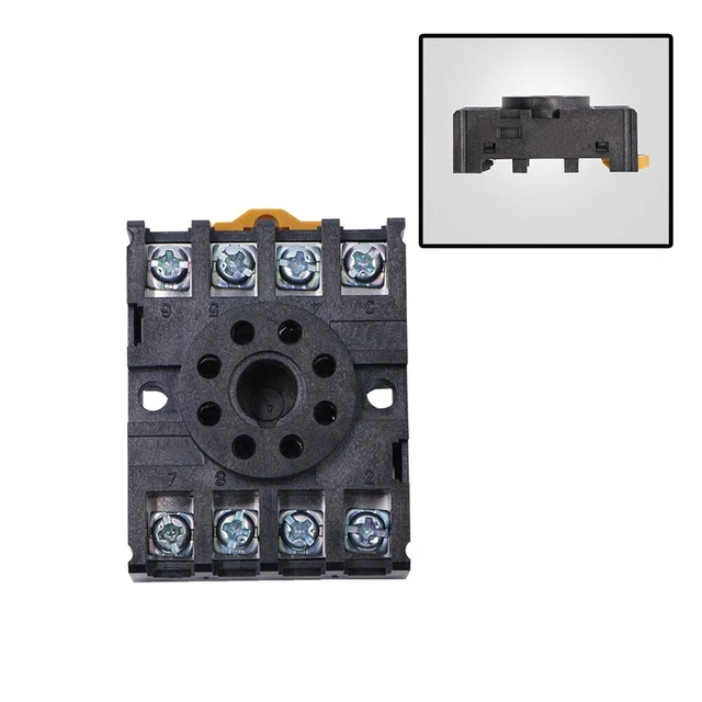 COMPATIBILIDAD MEJORADA TEMPORIZADOR Relé Base para PF083A Serie 8pin ...