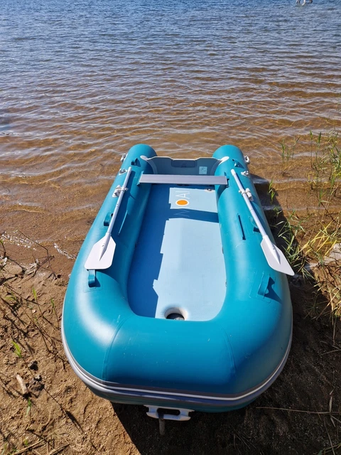 SCHLAUCHBOOT SPORTBOOT ANGELBOOT 350 x 160 cm Luftboden Paddelboot ...