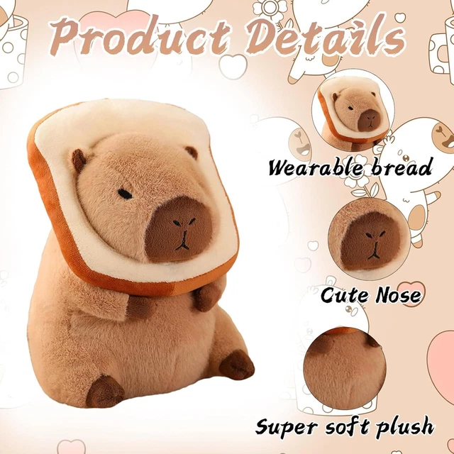 CAPYBARA PLUSH, CAPYBARA Squishmallow, 23Cm Capybara Stuffed Animal ...