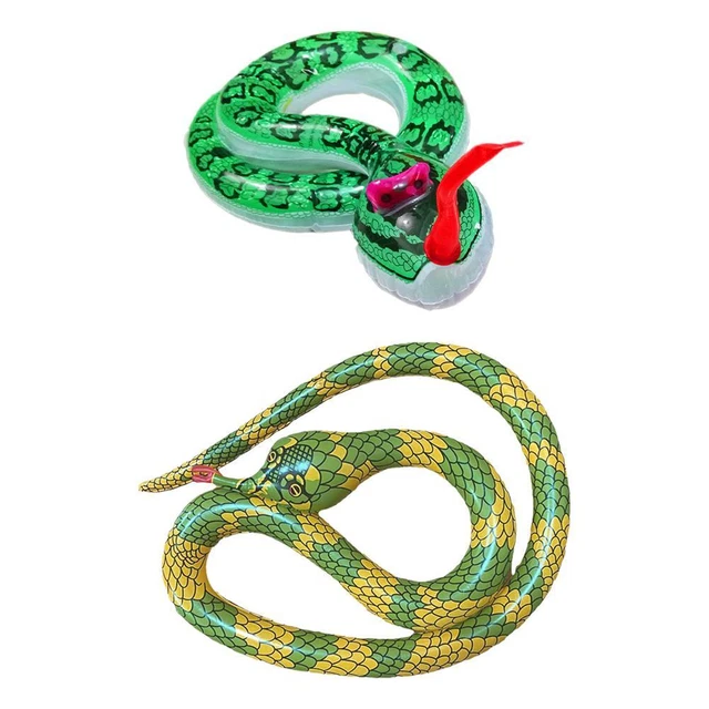 INFLATABLE SNAKE SNAKES for Garden Pool Party Realistic Fake Snake^ £2. ...