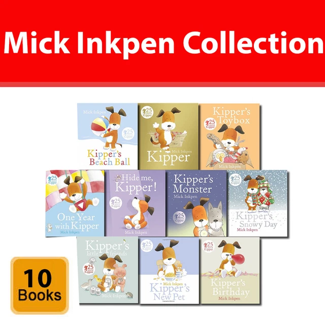 KIPPER THE DOG Series 10 Books Collection Set By Mick Inkpen (Kipper's ...