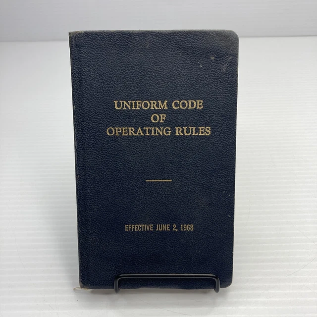 UNIFORM CODE OF Operating Rules Railroad Co Chicago Houston Texas Union ...