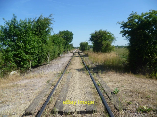 PHOTO 6X4 RAILWAY line to Brett Gravel Works This single track line ...