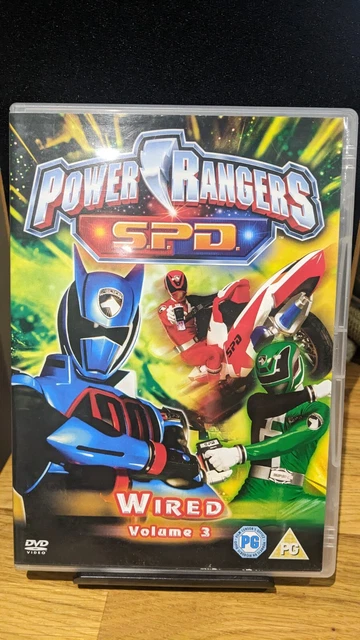 POWER RANGERS S.P.D Space Patrol Delta Wired Volume 3 DVD Animation ...