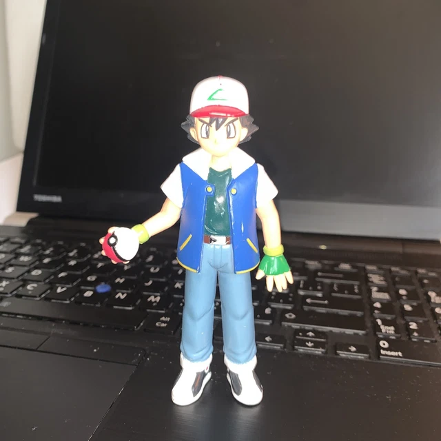 POKEMON VINTAGE TOMY Ash Ketchum Toy PVC Figures 1998 Japan EUC Not ...