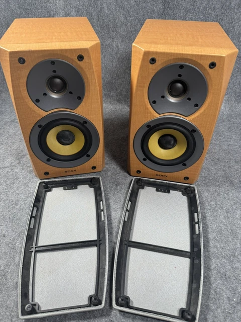 SONY SS-CSD1 BOOKSHELF Speakers * Tested And Working * £26.00 - PicClick UK