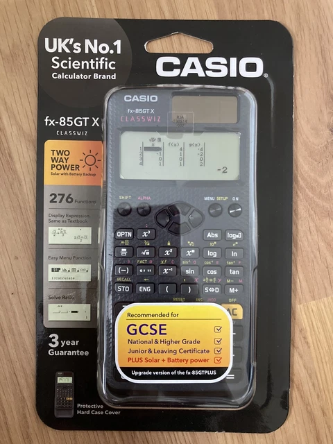 NEW CASIO FX-85GTX Scientific Calculator 276 Functions GCSE and Higher ...