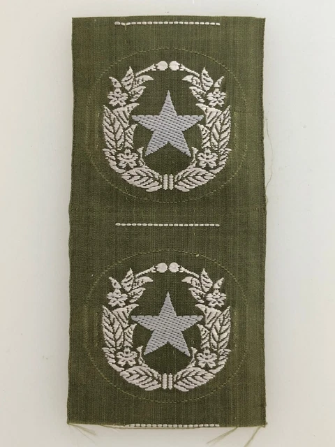 GENUINE WW2 JAPANESE Army Officer Cadet cloth collar patches tabs ...