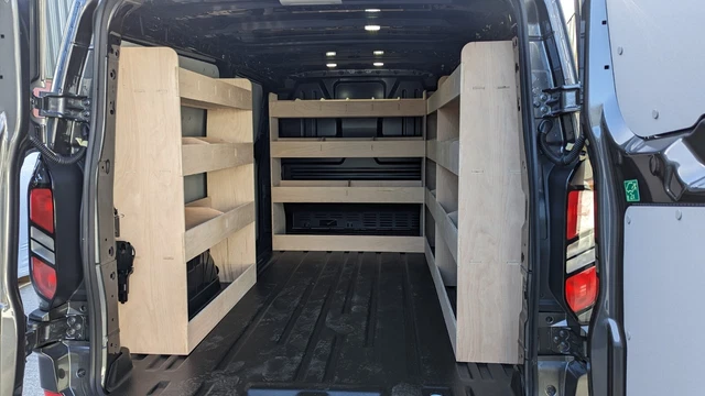 FORD TRANSIT CUSTOM Van Racking New 2024 Model SWB Van Shelving Tool ...