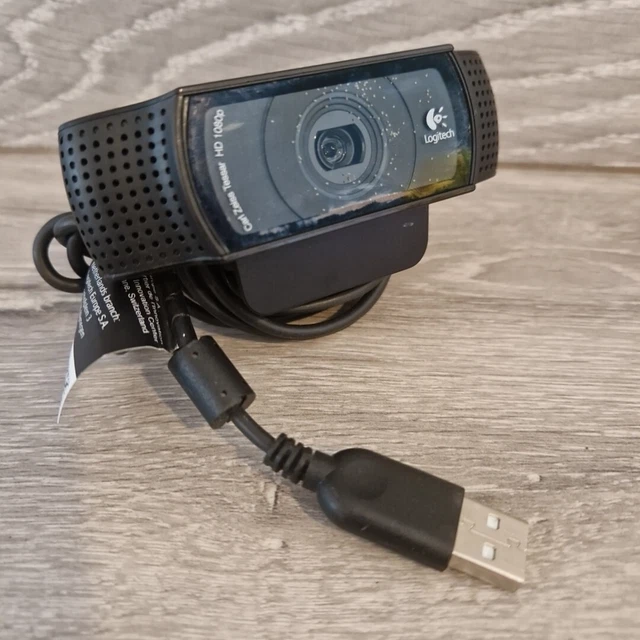 LOGITECH FULL HD Pro 1080p Webcam with Mic - Carl Zeiss Tessar - Marks ...