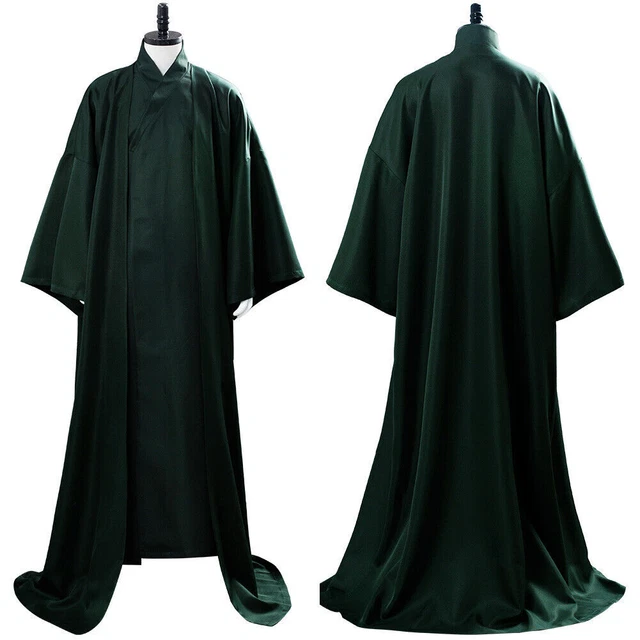 LORD VOLDEMORT COSPLAY Costume Suit Green Uniform Cloak Robe Outfit EUR ...