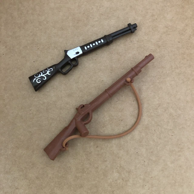 PLAYMOBIL OLD FASHIONED Guns Shotguns, Weapons Western Pirate Castle ...