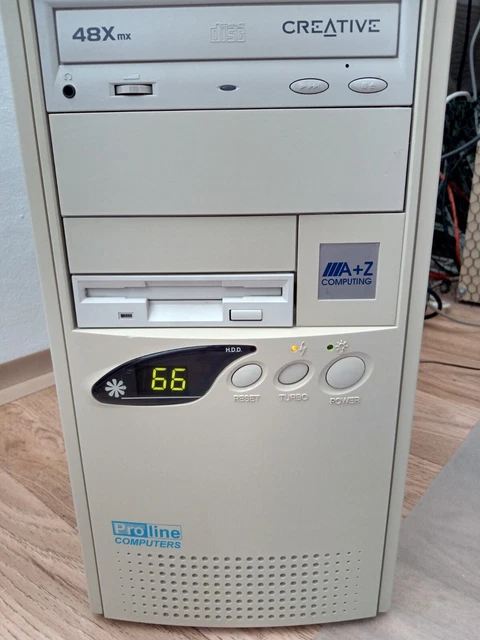 VINTAGE RETRO DOS gaming computer - AMD Am486DX2 66MHz + 16MB + AWE64 ...