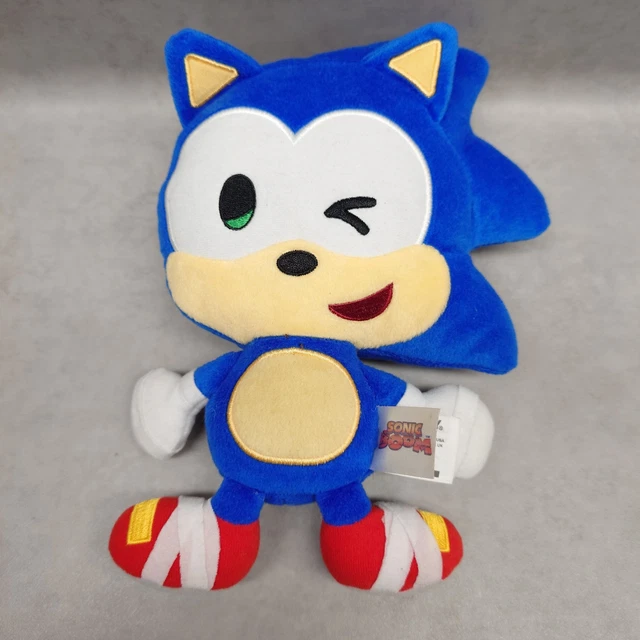 OFFICIAL SEGA SONIC boom emoji winking sonic Collectable plush soft toy ...