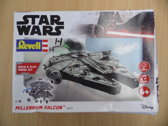 REVELL STAR WARS Millennium Falcon Build Kit Lights And Sounds Model ...