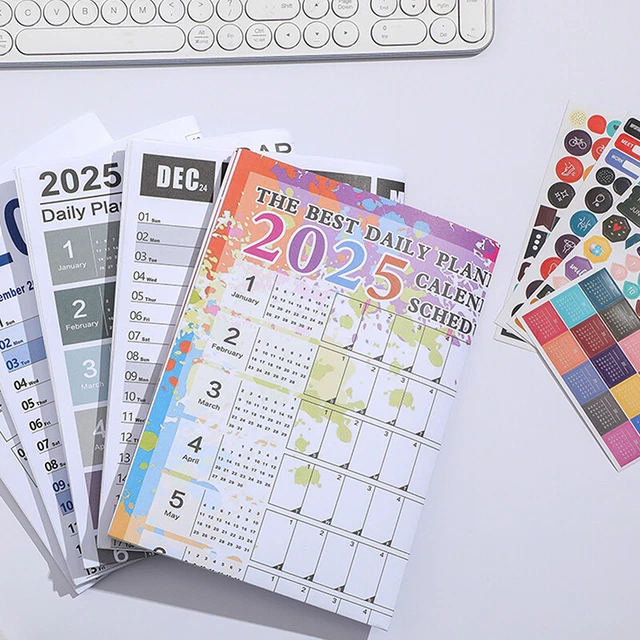 2025 CALENDAR PLANNER Sheet Large Wall Calendar To Do List Yearly ...
