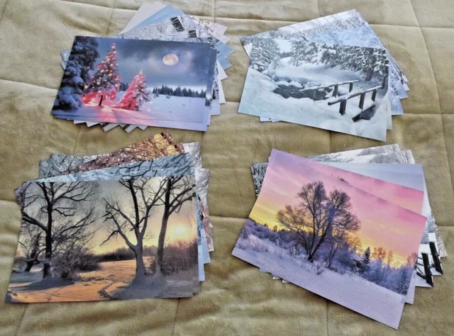 A4 WINTER Scenes By Paper Dienamics 24 Sheets Bnip £9.99 - PicClick UK