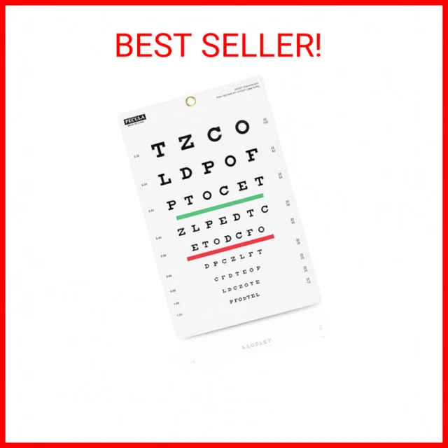 EYE CHART, SNELLEN Eye Chart, Wall Chart, Snellen Charts for Eye Exams ...
