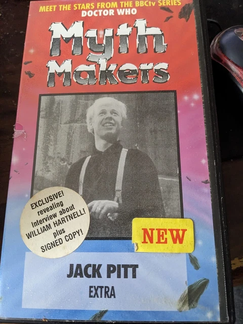 JACK PITT. MYTH Makers VHS video.Limited.Signed.Doctor Who extra. £24. ...