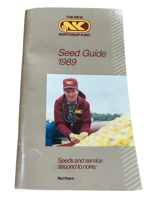 VINTAGE 1989 NORTHRUP King Seed Corn Buyers Guide NorthernUS NK ...
