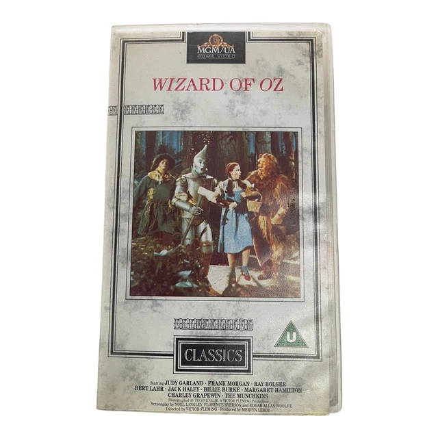 THE WIZARD OF Oz VHS 1989 MGM/UA Classics Judy Garland Vintage Tape £12 ...