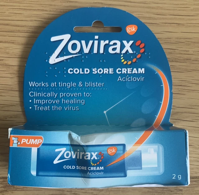 ZOVIRAX COLD SORE Cream 2g *Damaged Box* £5.59 - PicClick UK