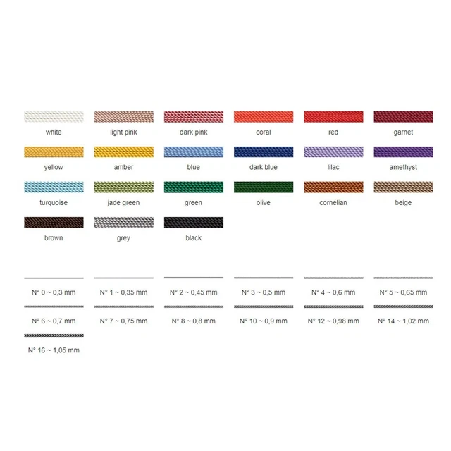 GRIFFIN 100% SILK Natural Beading Thread - Stringing Pearls Beads ...