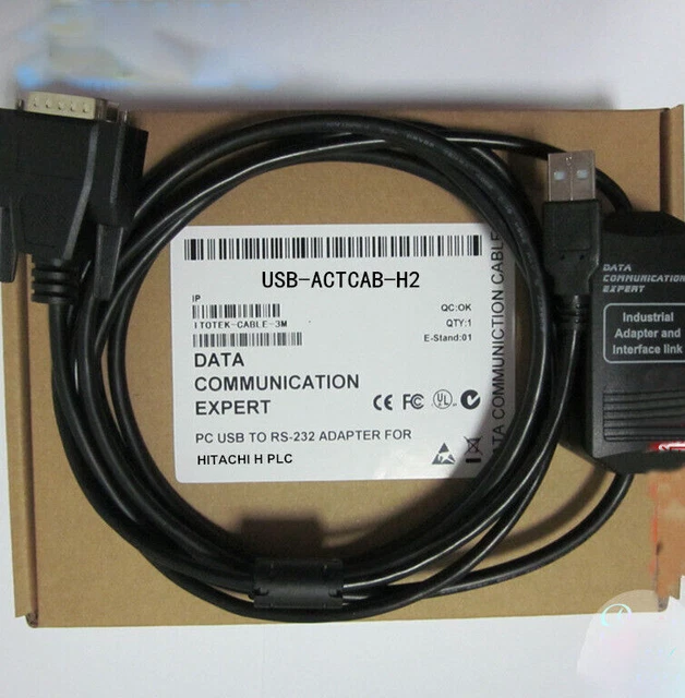 1PC FOR HITACHI H series PLC programming cable communication cable USB ...