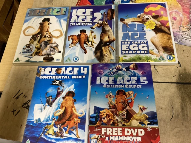 ICE AGE: MOVIE Collection (Set Of 5 DVDs) EUR 7,21 - PicClick IT