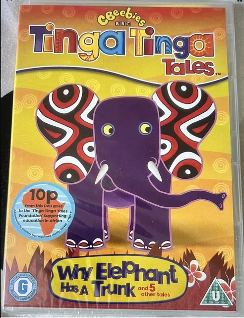 TINGA TINGA TALES Dvd Why Elephant Has A Trunk Rare Cartoon Lenny Henry ...