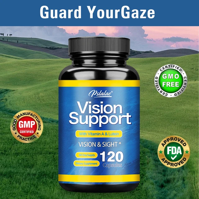 VISION SUPPORT - Vitamin A,Lutein -Reduce Eye Fatigue and Improve ...