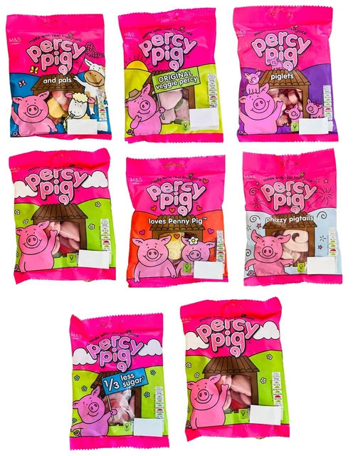 PERCY PIG ASSORTED Variety Mix 170g/150g Packs M&S Food Marks & Spencer ...