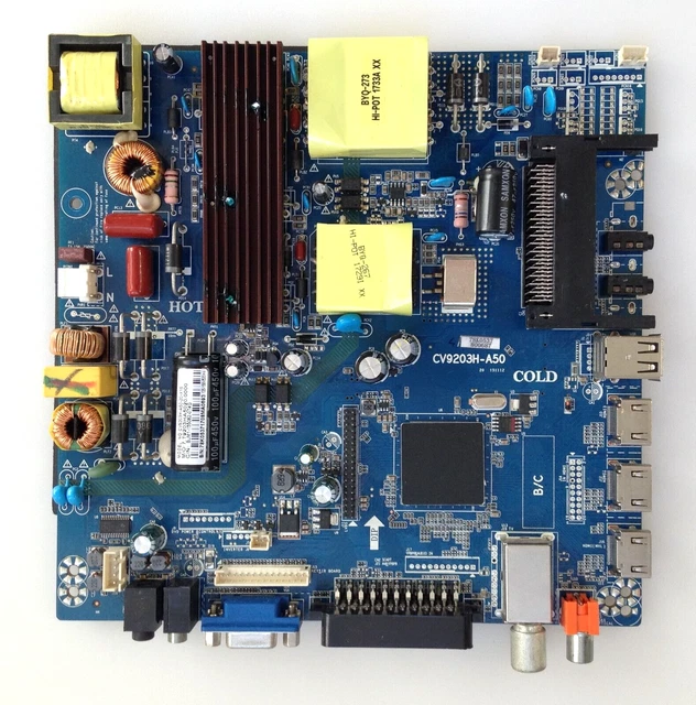 PLATINE MAIN BOARD CV9203H-A50-20-X16 pour tv Altec Lansing AL-TV55FHD ...
