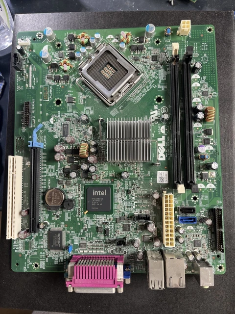 GENUINE DELL OPTIPLEX 380 SFF Motherboard LGA775 DP/N 01TKCC Tested ...