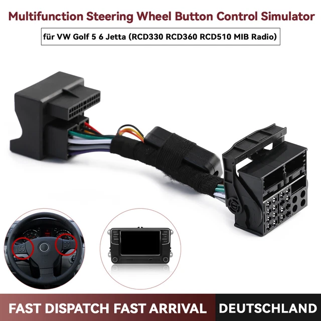 RCD330 RCD360 PRO Autoradio Rädchensteuerung Canbus Gateway Adapter für ...