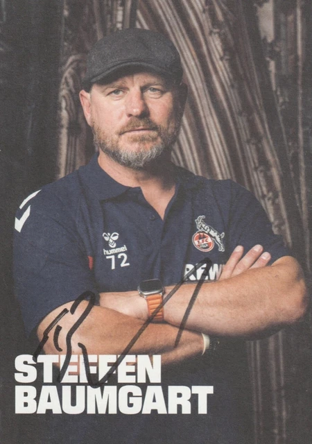 STEFFEN BAUMGART 1. FC Köln Autogrammkarte 2023/2024 handsigniert EUR 9,99 - PicClick DE
