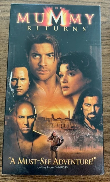 THE MUMMY RETURNS VHS 2001 Brendan Fraser Dwayne Johnson £9.40 ...