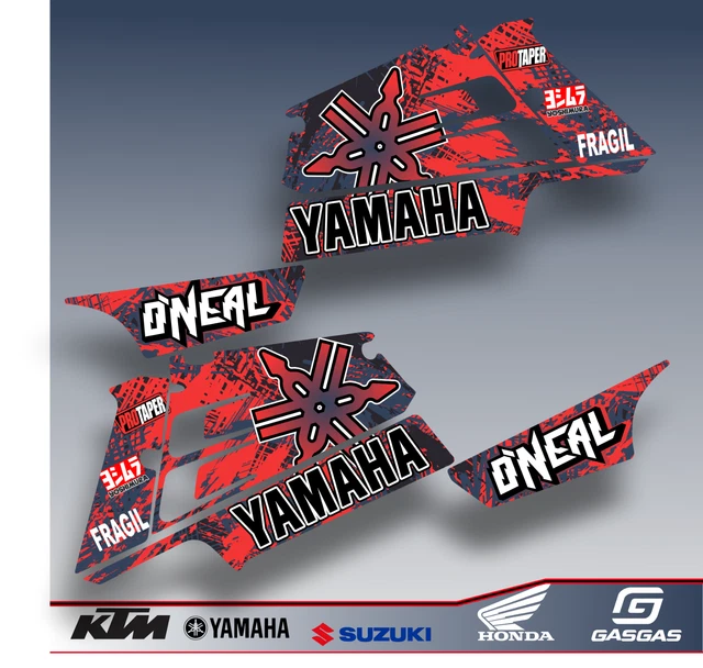 YAMAHA BANSHEE 350 Completo Gráficas Kit Pegatinas Calcomanías EUR 149 ...