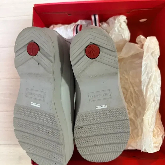 HUNTER MEN'S GRAY Rain Boots 260mm Waterproof Wellies Official £138.97 ...