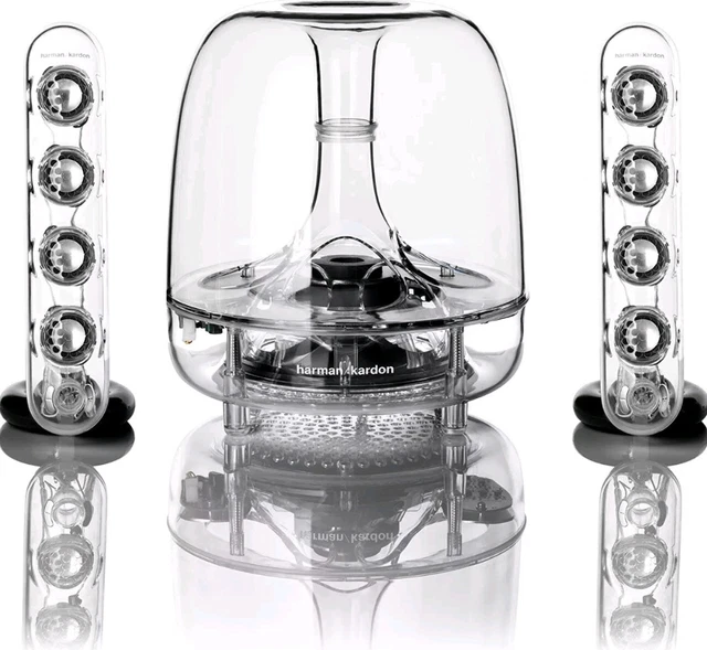 HARMAN KARDON SOUNDSTICKS II PC Laptop Mac Speaker System Subwoofer See ...