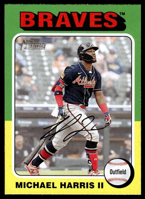 2024 TOPPS HERITAGE Michael Harris II Atlanta Braves #416 EUR 1,60 ...