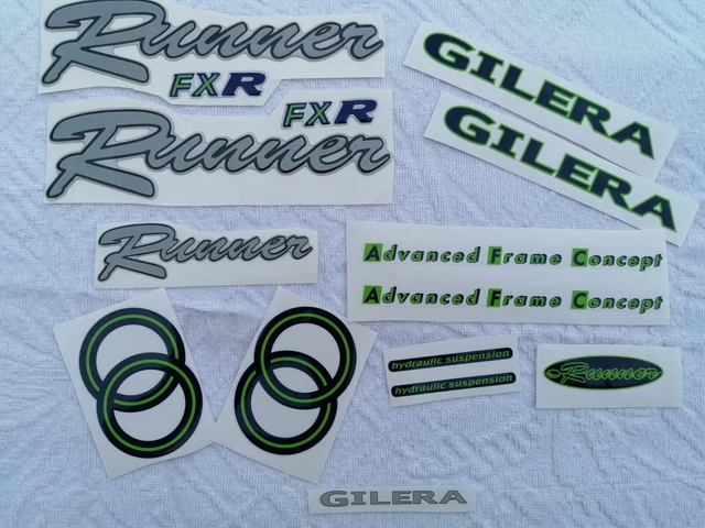 KIT GRAFICHE ADESIVI Runner Gilera 180 FXR Prima Serie Adesivi Piaggio ...